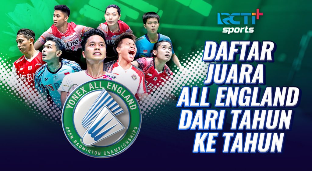 Daftar Juara All England Dari Tahun ke Tahun