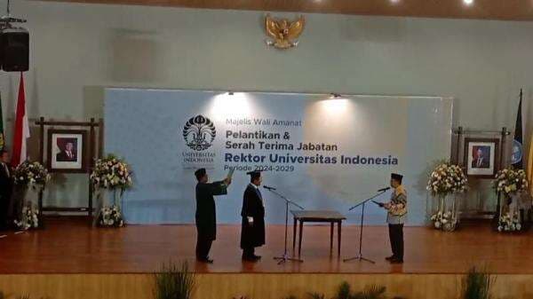 Heri Hermansyah Resmi Dilantik Jadi Rektor UI 2024-2029 Gantikan Ari ...
